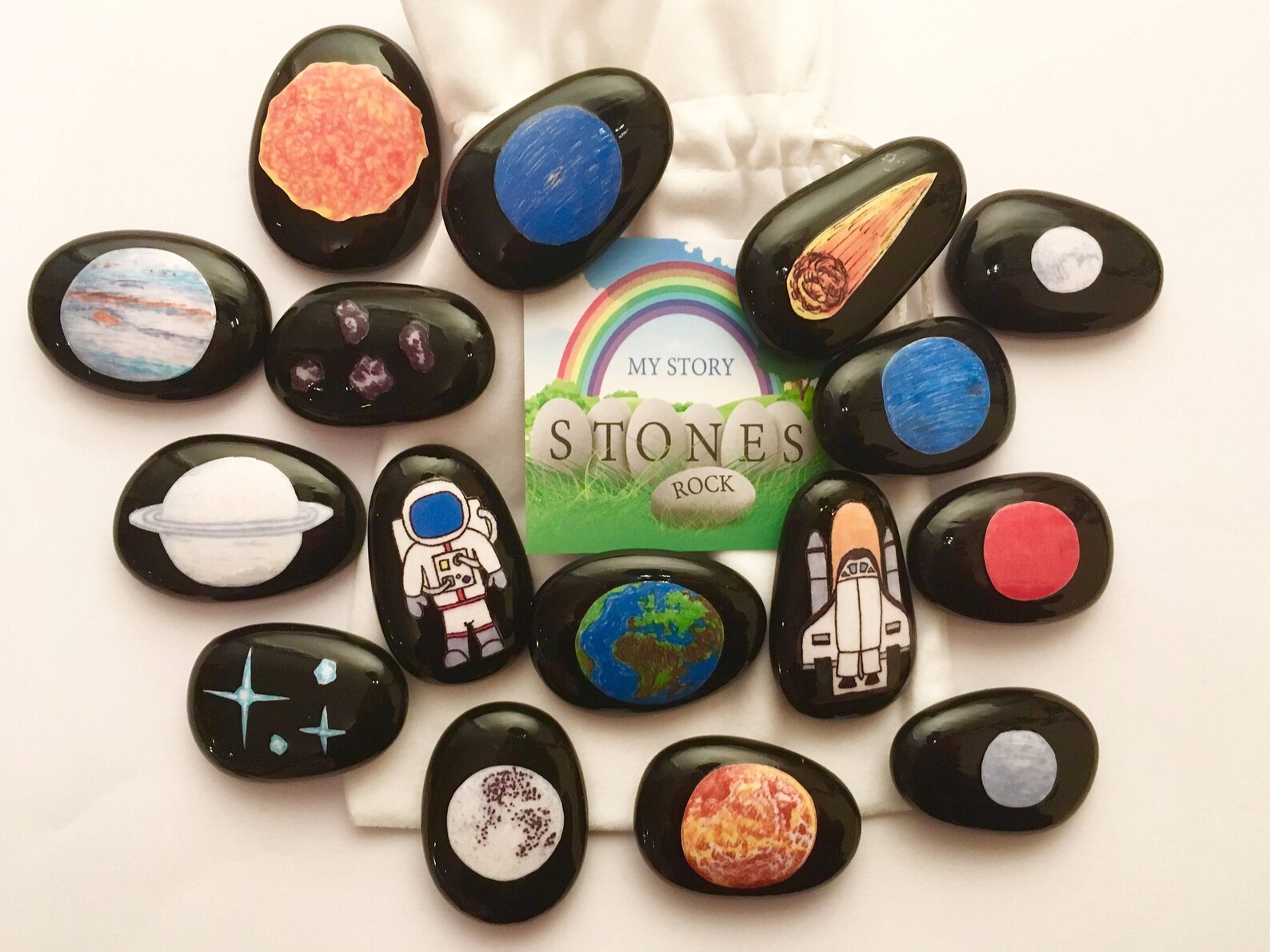 Solar System, Story Stones, Set, Story Telling, Imaginative Play ...