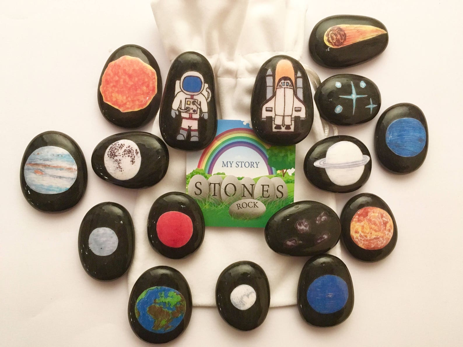 Solar System, Story Stones, Set, Story Telling, Imaginative Play ...