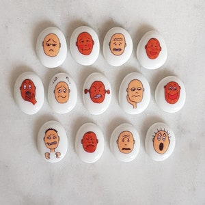 Emotion, Faces, Emotions, Regulation Tools, Stones, Emotional, Literacy ...