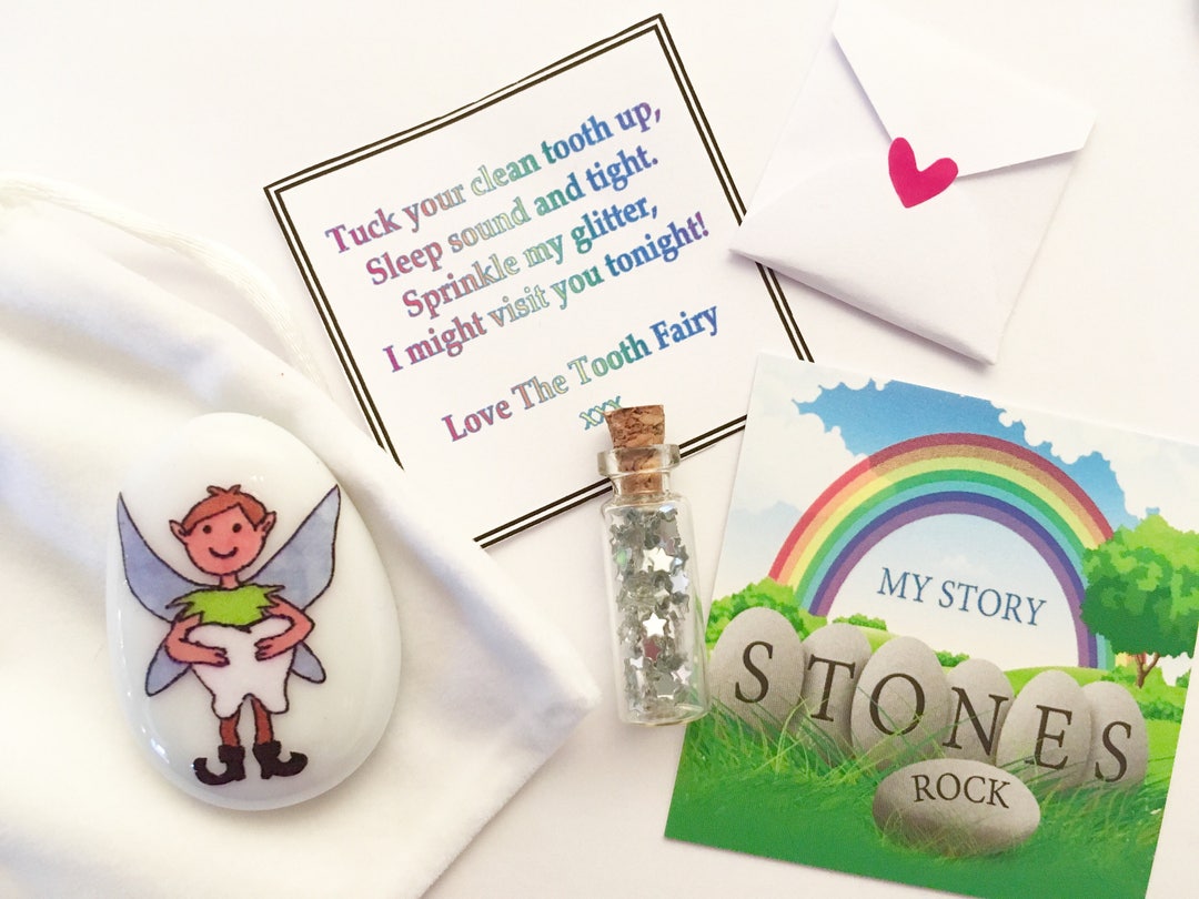 Tooth Fairy, Tooth, Fairy, Stone, Childrens, Charm, Keepsake, Glitter ...