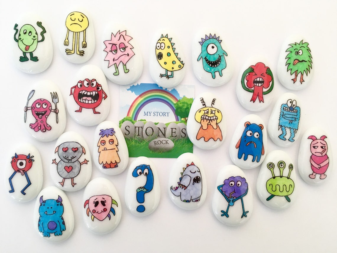 Emotion Monsters Emotions How Are You Feeling Today | Etsy UK