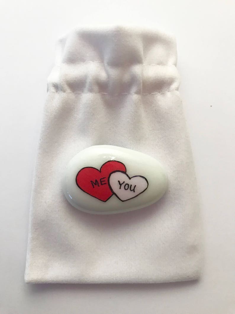 I Love You Stone Heart Congratulations Valentines | Etsy
