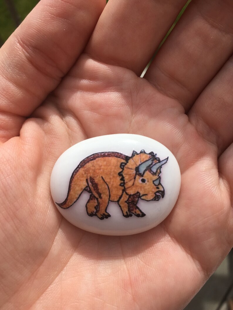 Dinosaur Story Stones Set Story Telling Imaginative Play - Etsy