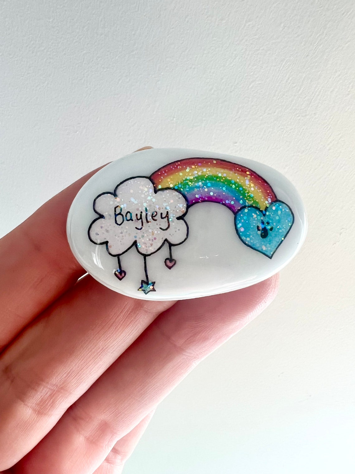 Rainbow Rainbow Bridge Stone Gift Present Momento Best - Etsy