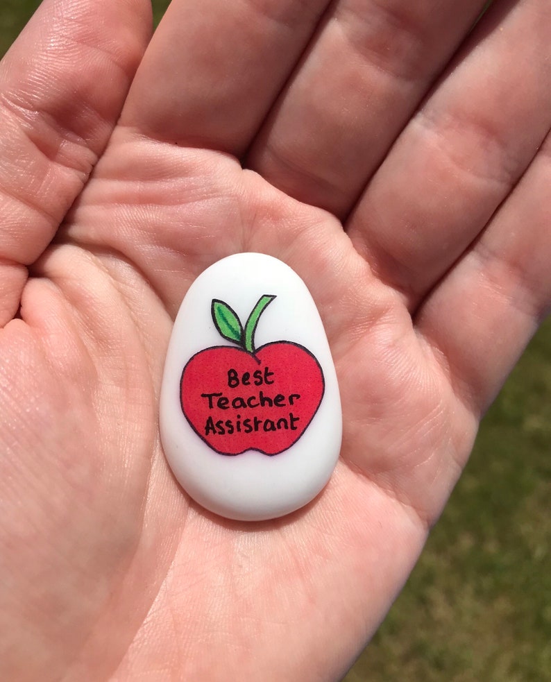 Best Teacher Teacher Gift Good Luck Keepsake Stone Gift - Etsy