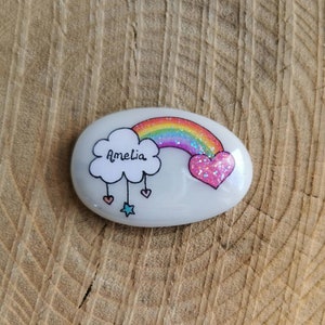 Rainbow, Rainbow Bridge, Stone, Gift, Present, Momento, Best Friends ...