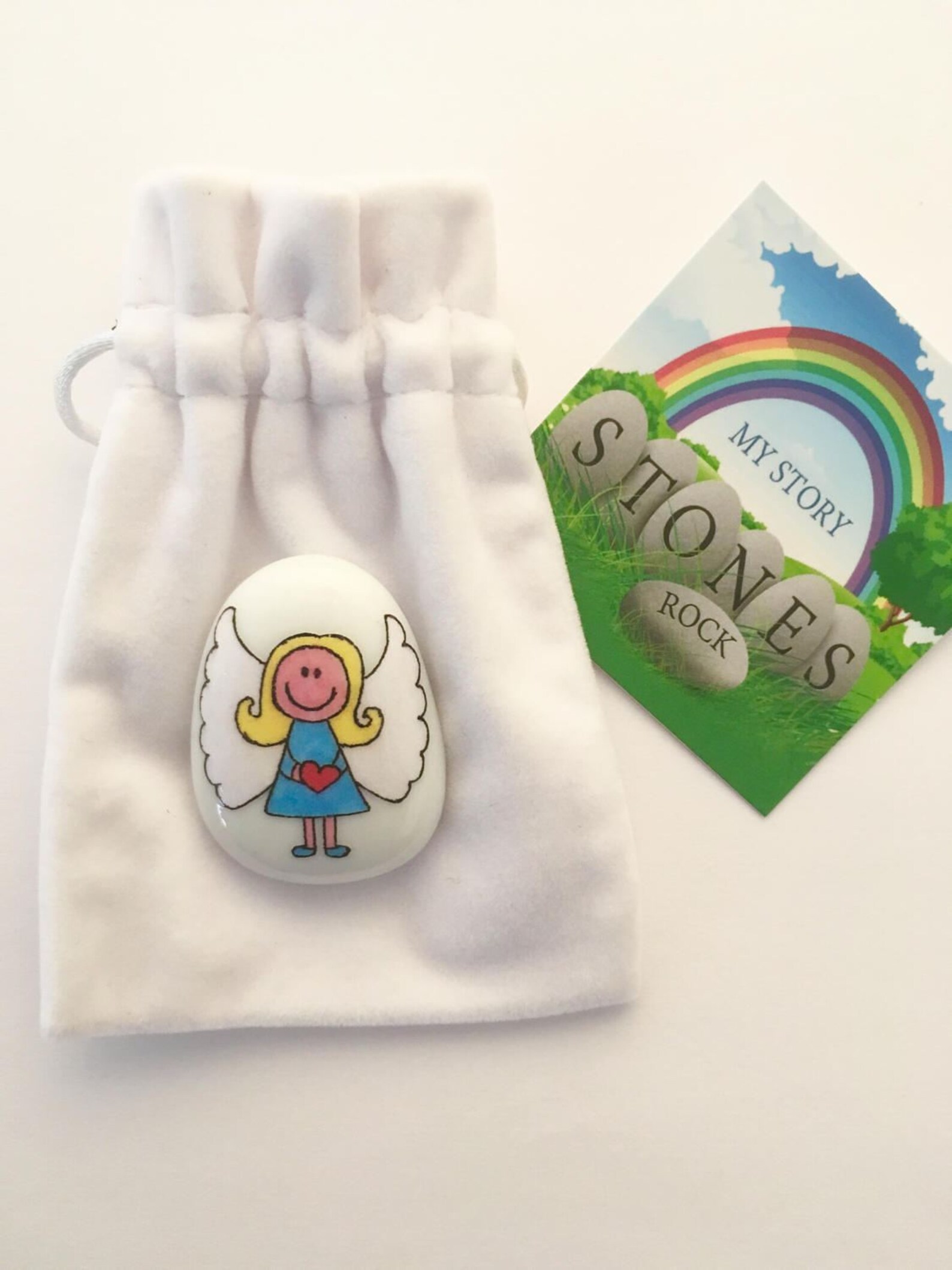 Guardian Angel Angel Keepsake Stone Gift Present | Etsy