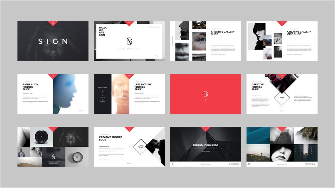 Sign Presentation Memorable Keynote Template (Instant Download) - Etsy