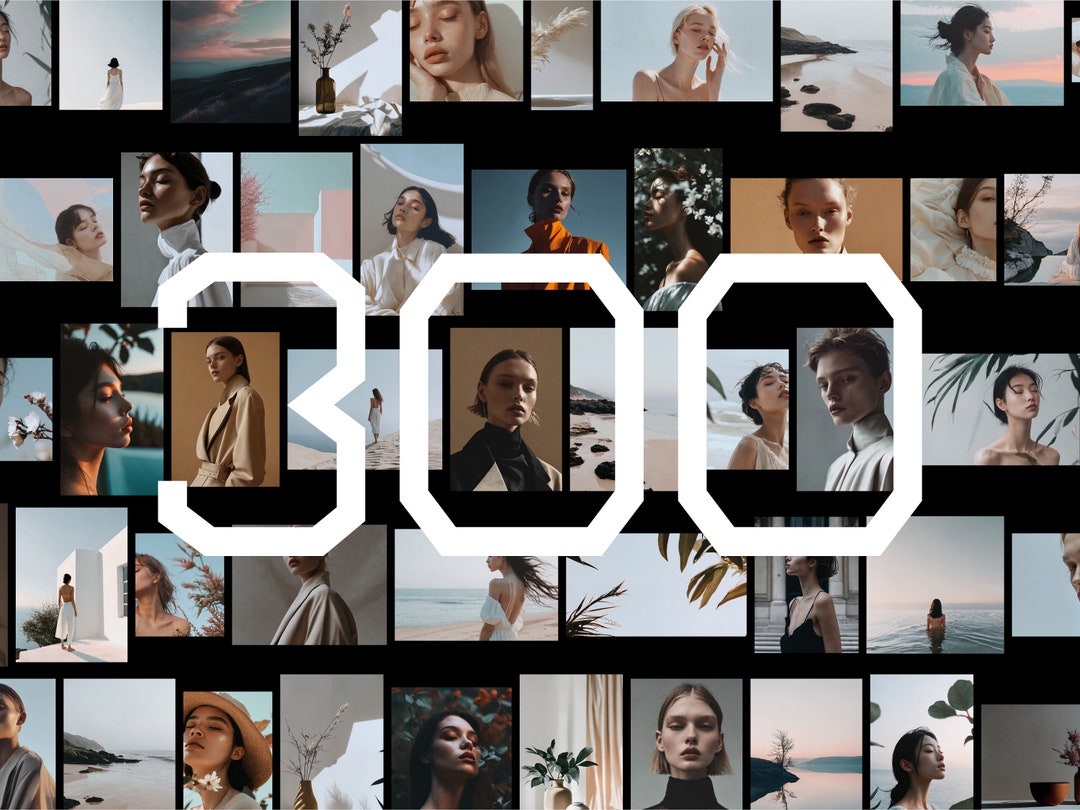 300 Pro Aesthetic Stock Images, AI Generated Visuals (300 DPI) - Etsy