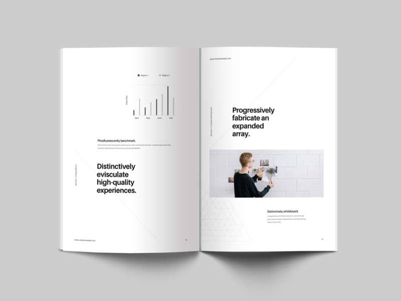 A4 Powerpoint Presentation Template Graphic Design Slideshow Slide Deck ...