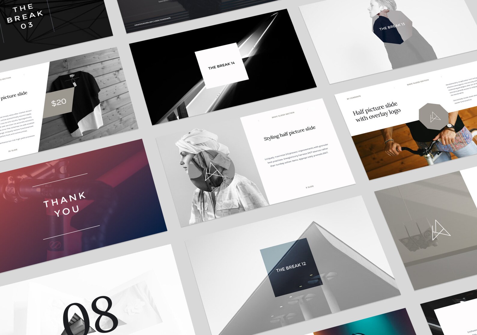 Balance Powerpoint Presentation Template Graphic Design Slideshow Slide ...