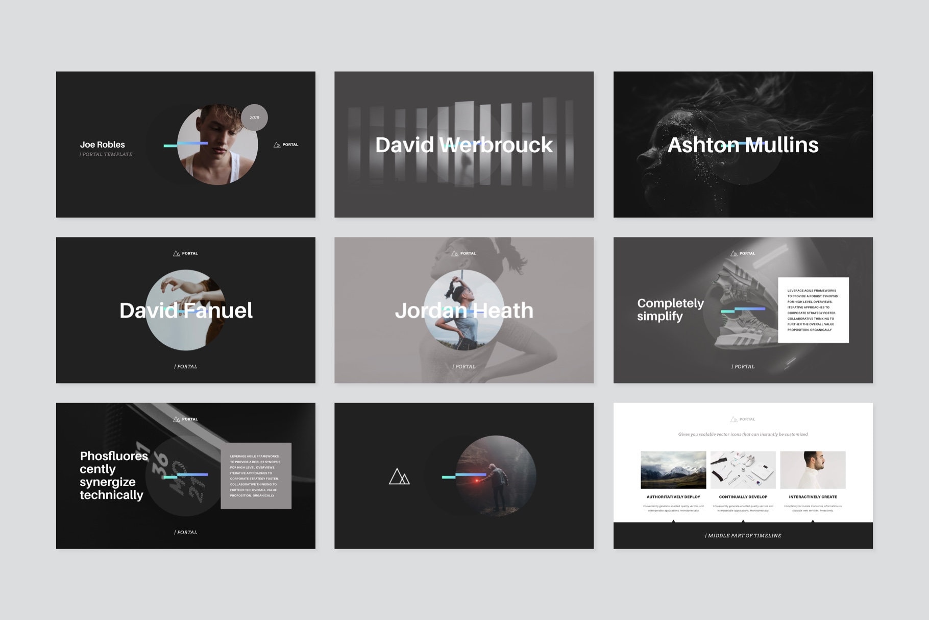 Portal Unique Keynote Presentation Template / Keynote Creative - Etsy