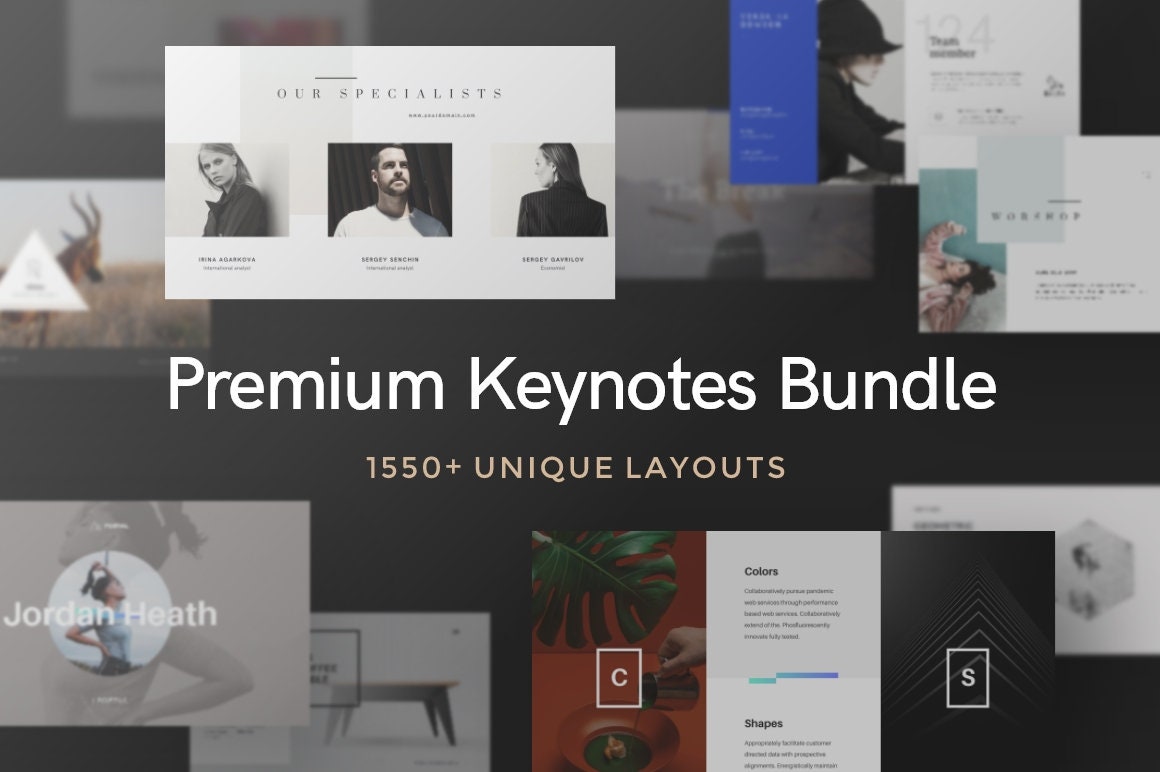 Premium Keynote Bundle All in One Presentation Templates - Etsy