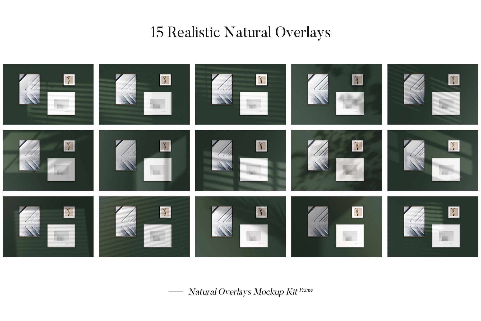 Frame Mockup Natural Overlays Photoshop Template - Etsy