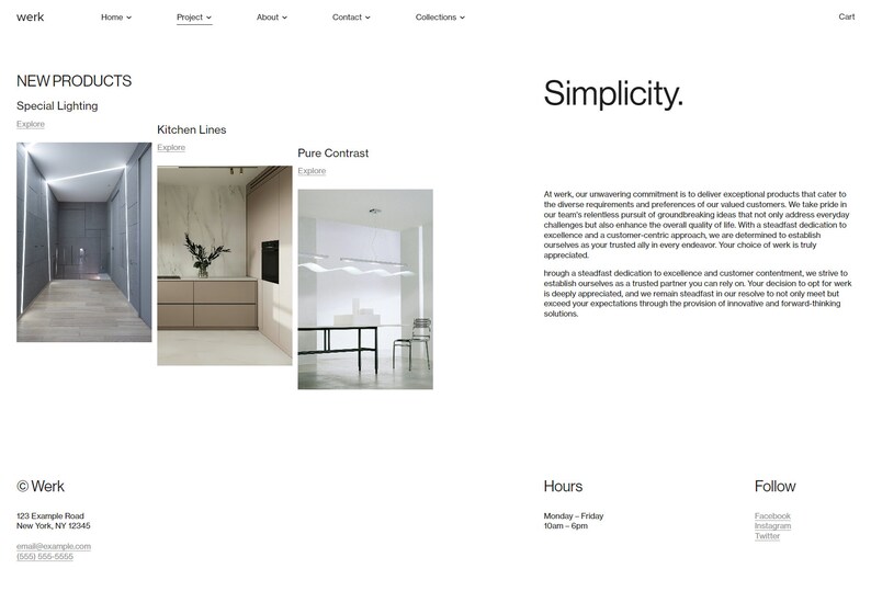 Werk Squarespace Website Template - Etsy