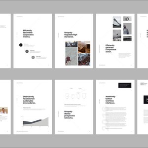 A4 Powerpoint Presentation Template Graphic Design Slideshow Slide Deck ...