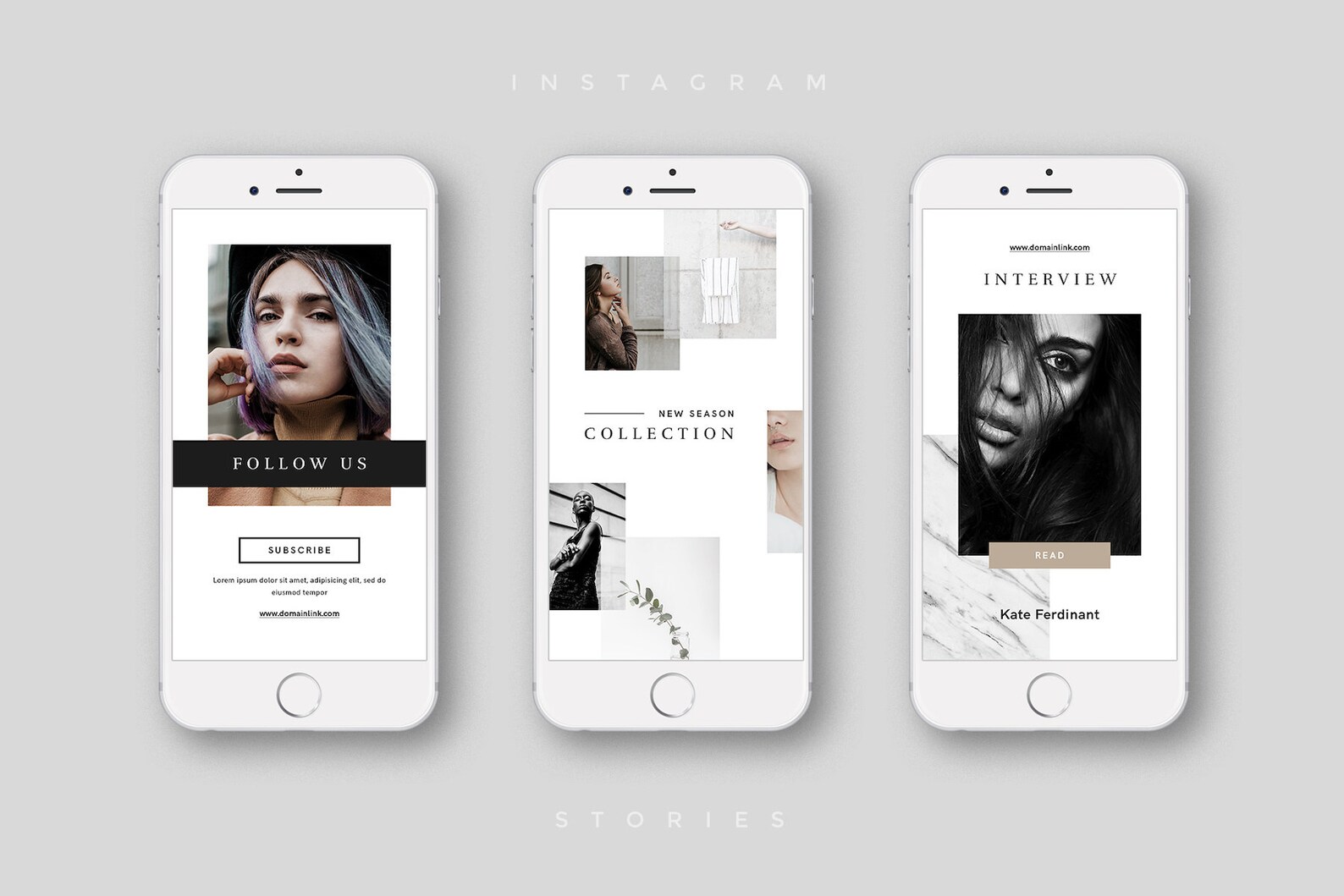 Luxury Social Photoshop Instagram Templates / Modern PSD | Etsy