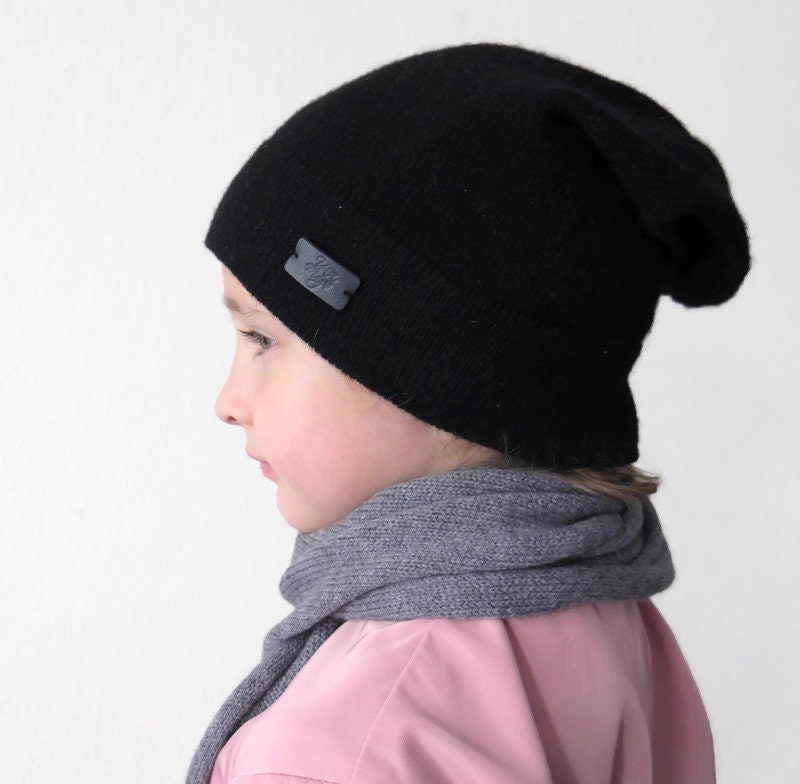Kids Cashmere Wool Triangle Scarf Knitted Child's Snood - Etsy