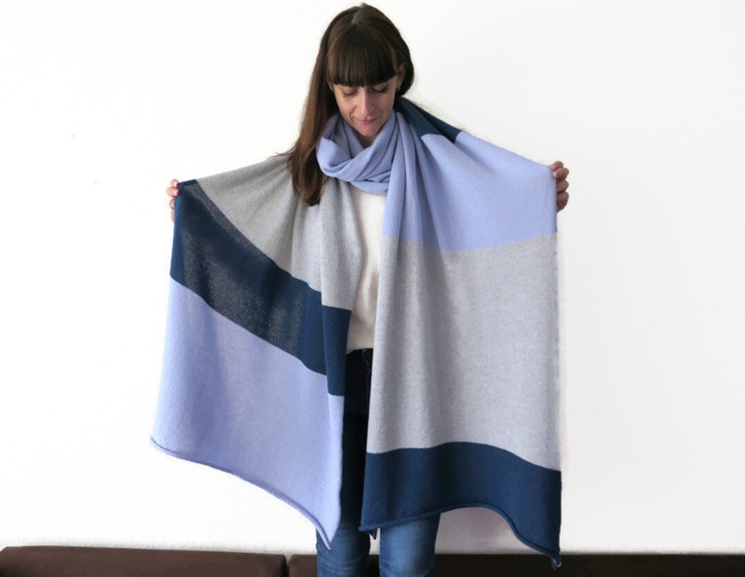 Merino Wool Winter Big Travel Wrap Shawl, Oversized Cashmere Wrap ...