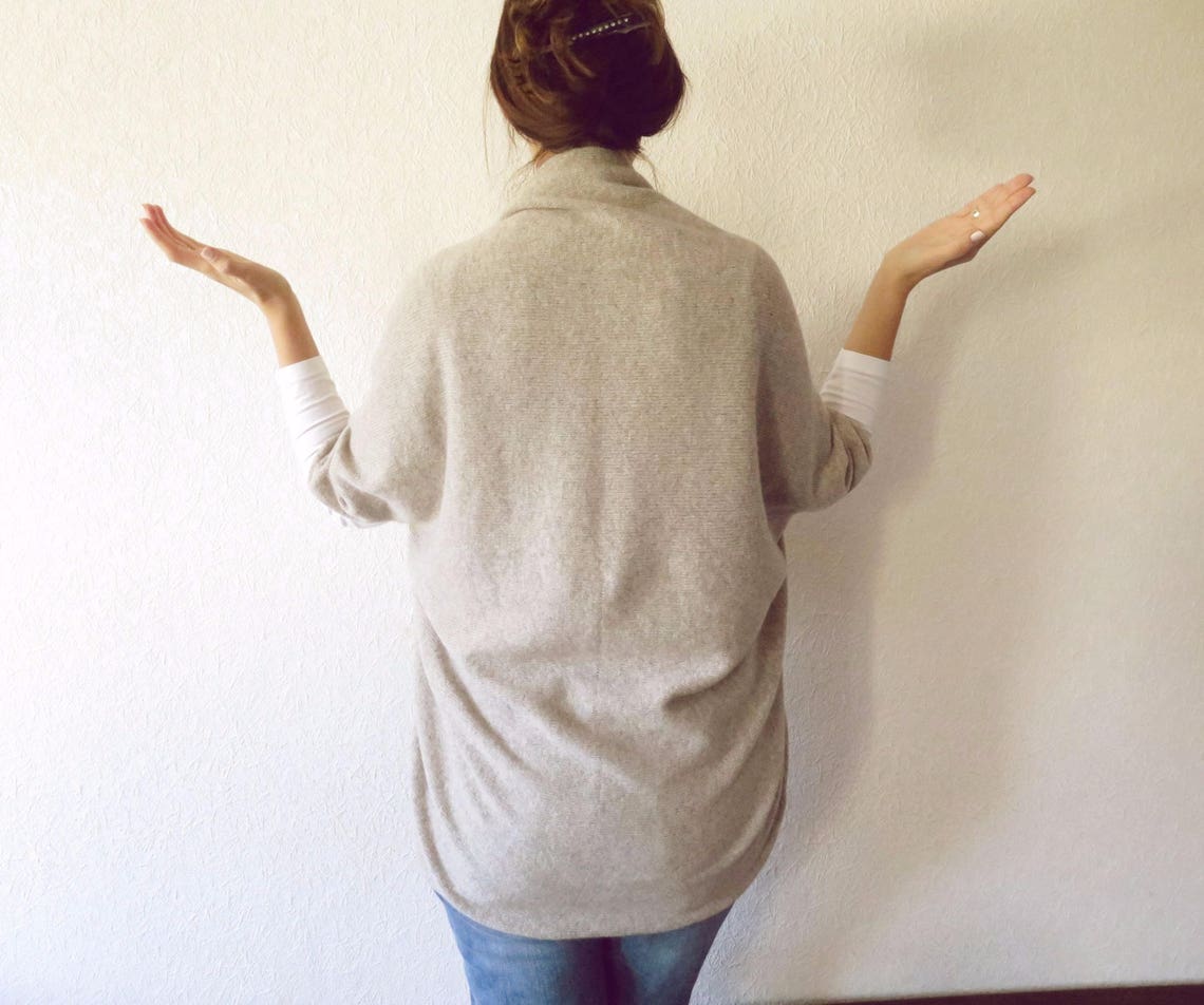 Wrap Cardigan, Cashmere Cardigan Sweater, Open Knit Cardigan, Stylish ...