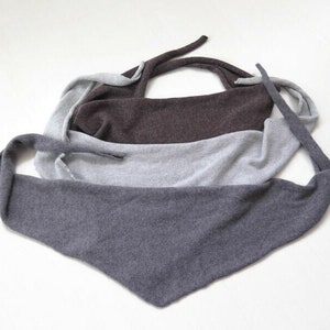 Kids Cashmere Wool Triangle Scarf, Knitted Child's Snood Baktus, Child ...
