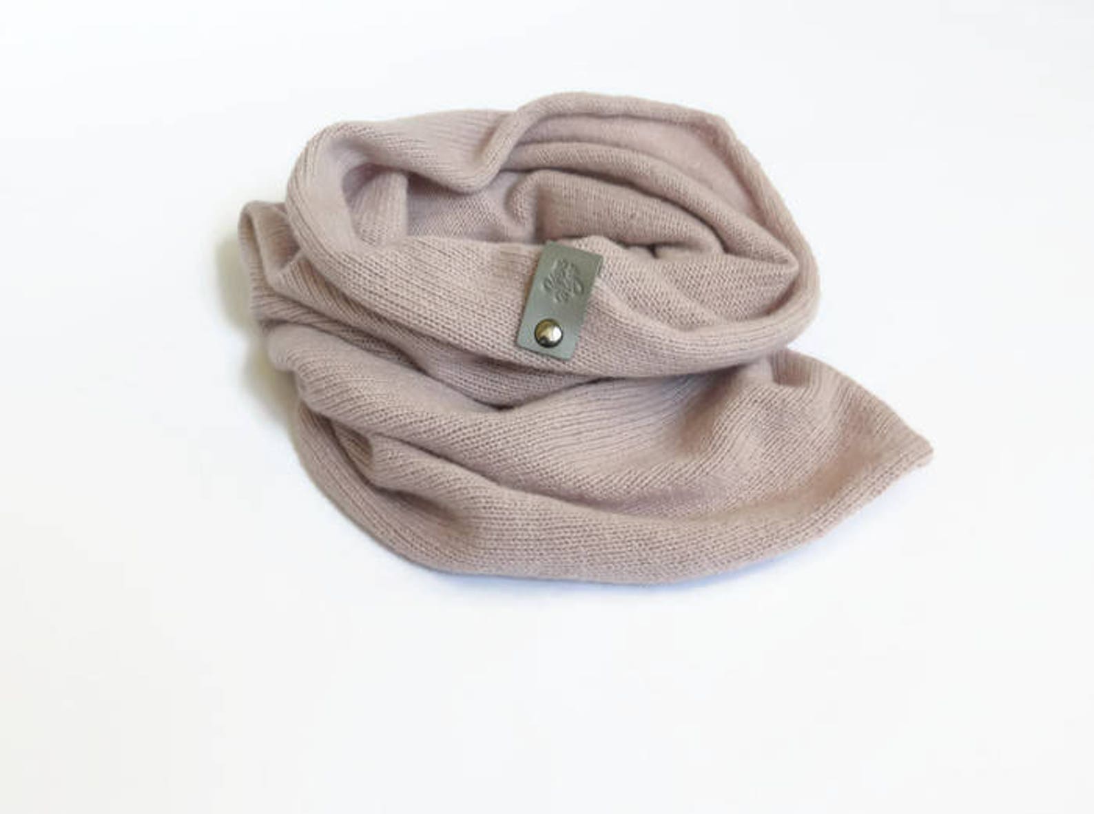 Cashmere Snood Cashmere Wool Scarf Knitted Cashmere Neck | Etsy