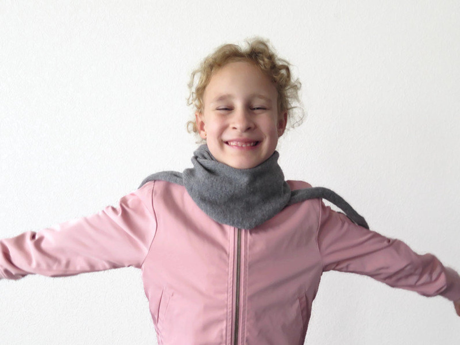 Kids Cashmere Wool Triangle Scarf Knitted Child's Snood - Etsy