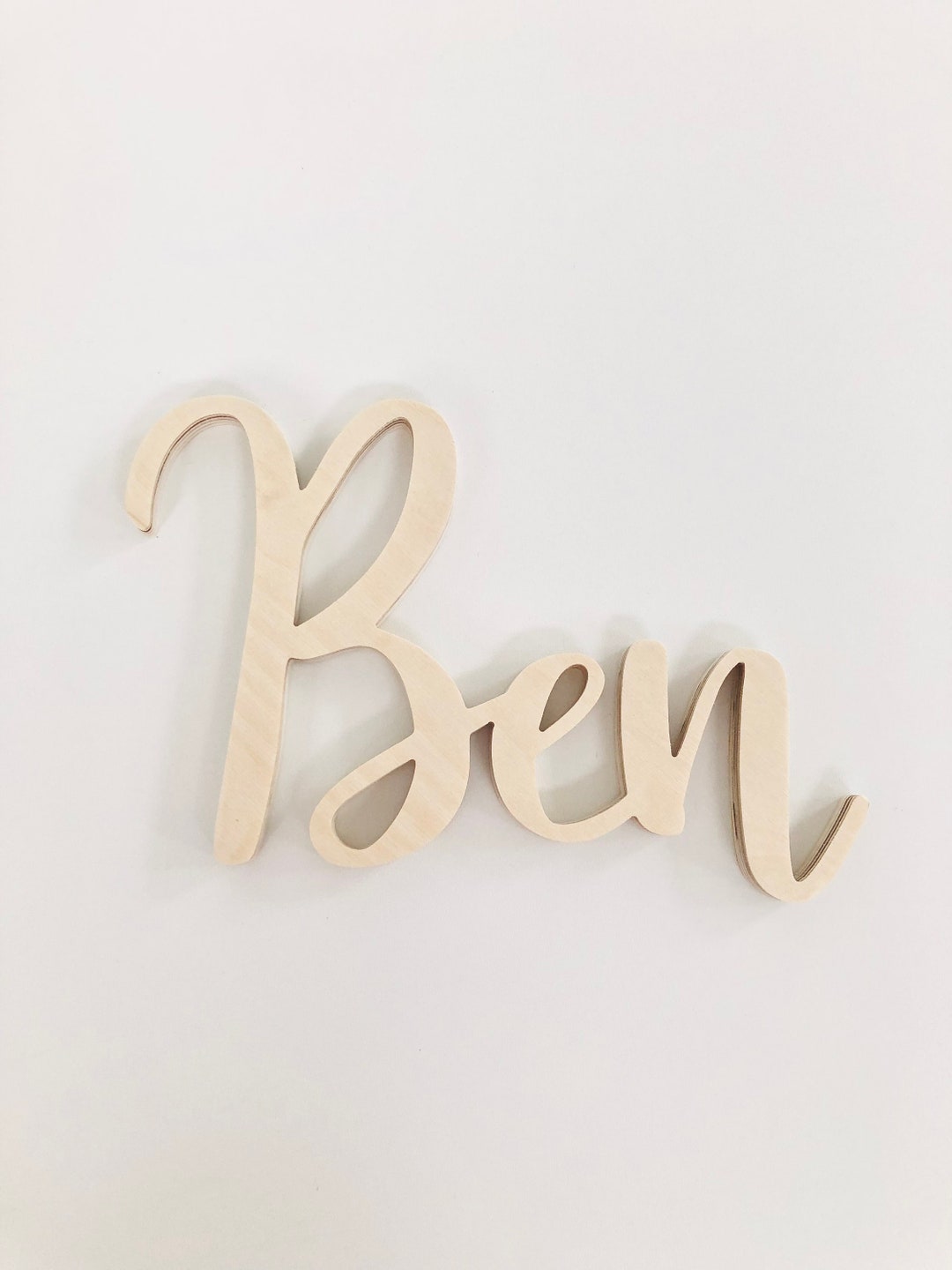 BEN Name Sign Wooden Name Sign Nursery Decor Baby Gift Kids Gift - Etsy