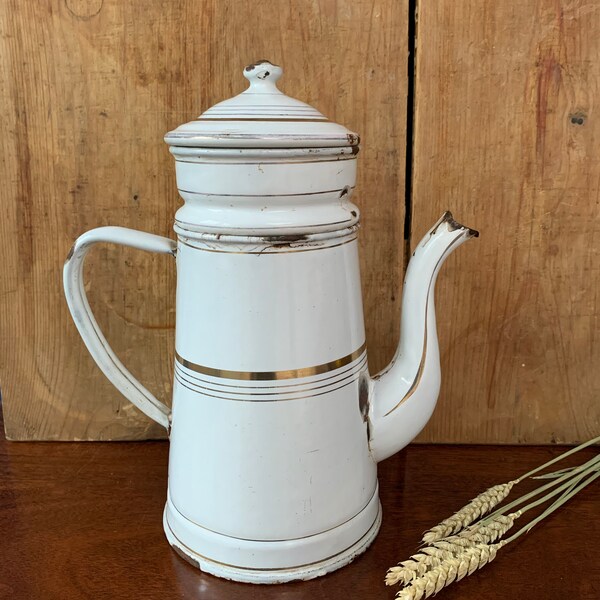 Enamel Coffee Pot - Etsy