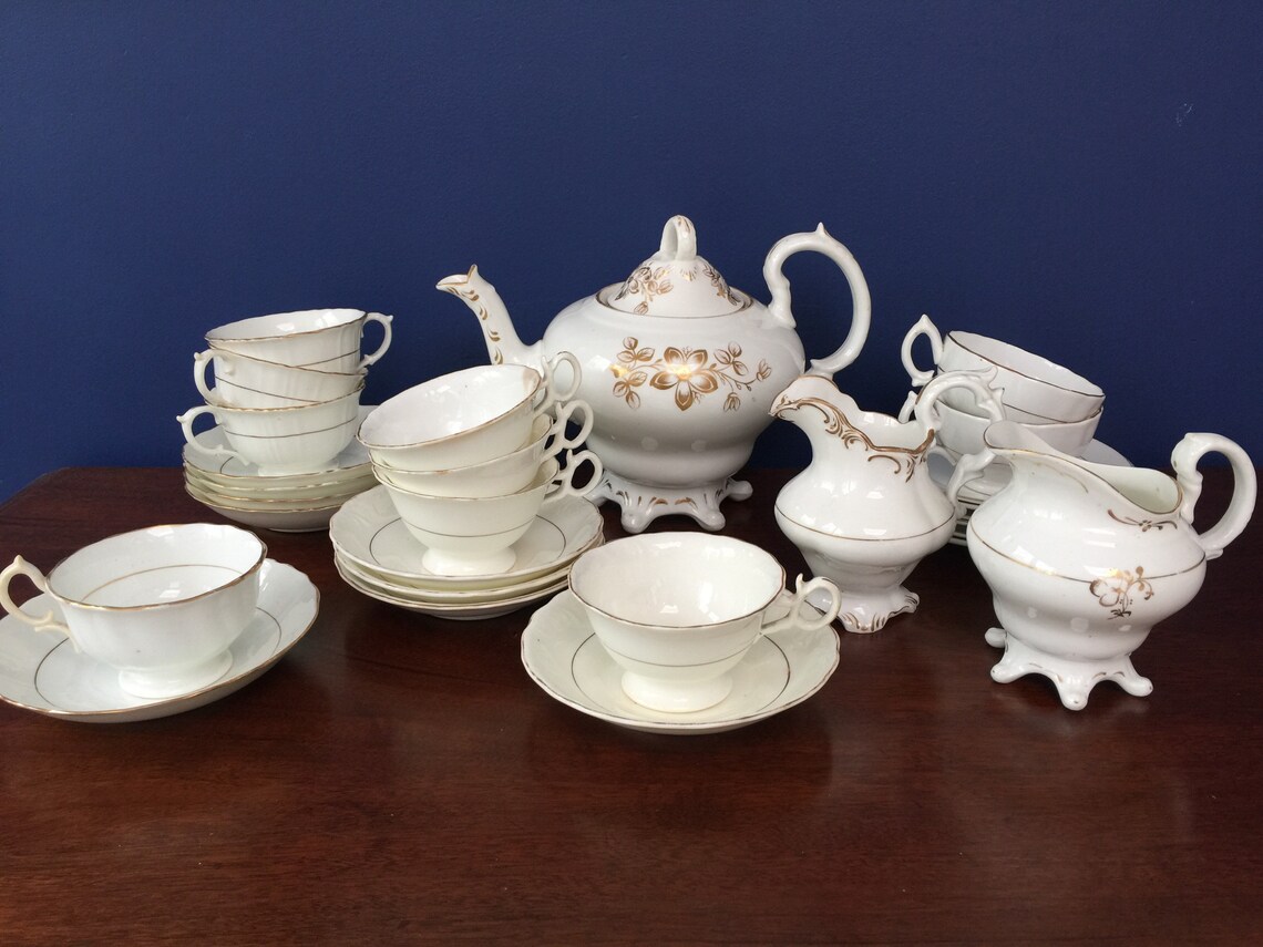 Lovely Antique Shabby Chic Tea Set Mixed Batch of Crockery - Etsy