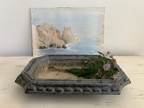 Large French Antique Spittoon Cast Iron Spittoon Enamel - Etsy