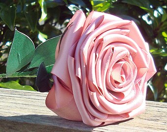 Ribbon rose bouquet | Etsy