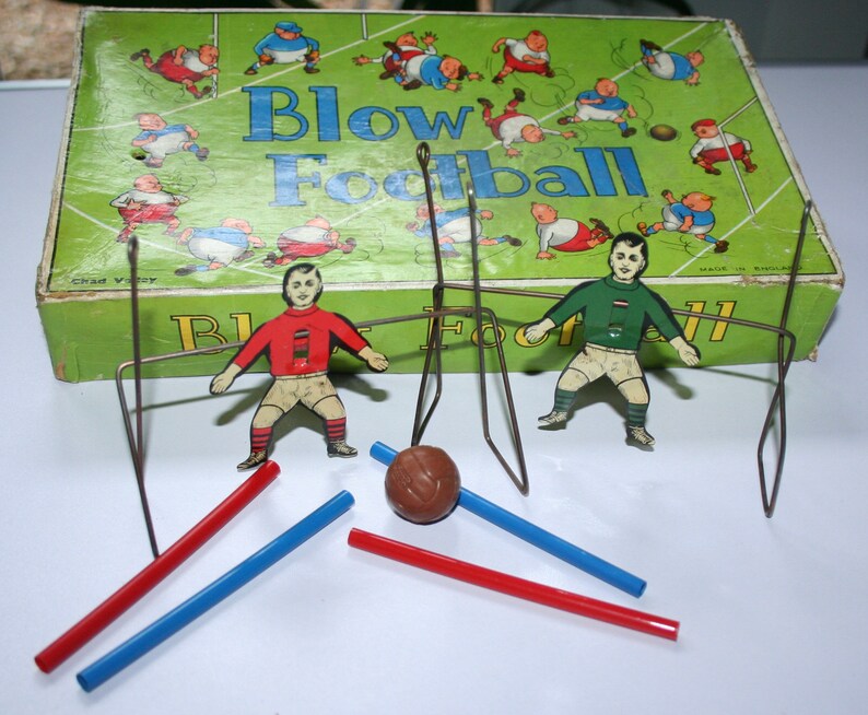 Rare 1930s Blow Football - the Chad Valley Games Complete! - Etsy