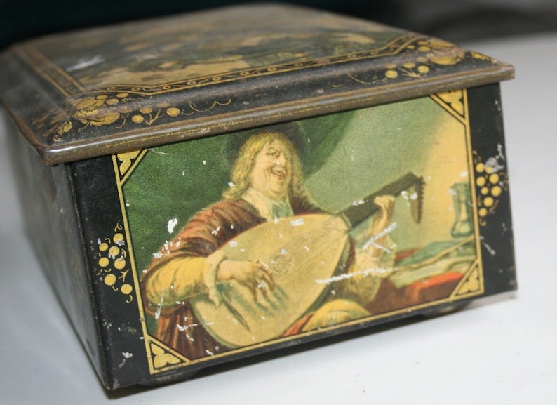 Vintagedutch Masters 17thc MUSIC MOTIF TIN Including Jan Steen’s Self ...