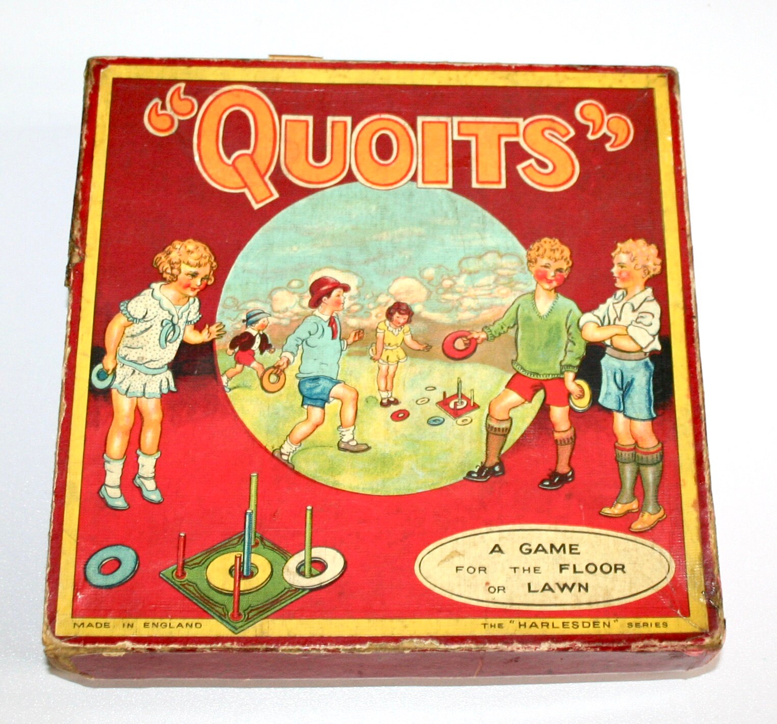 Antique Game of QUOITS the HARLESDON Series 1920/1930's A Game for ...
