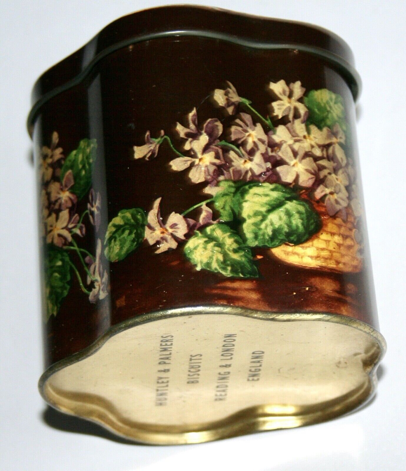 1950'S Vintage HUNTLEY & PALMERS Tin Violets in Baskets - Etsy