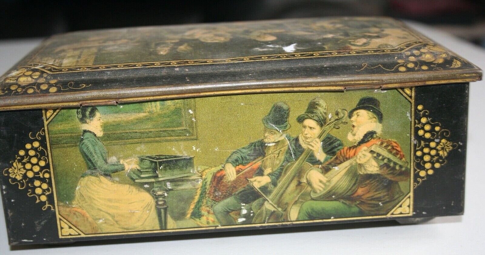 Vintagedutch Masters 17thc MUSIC MOTIF TIN Including Jan Steen’s Self ...