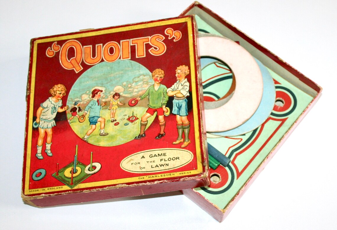 Antique Game of QUOITS the HARLESDON Series 1920/1930's A Game for ...