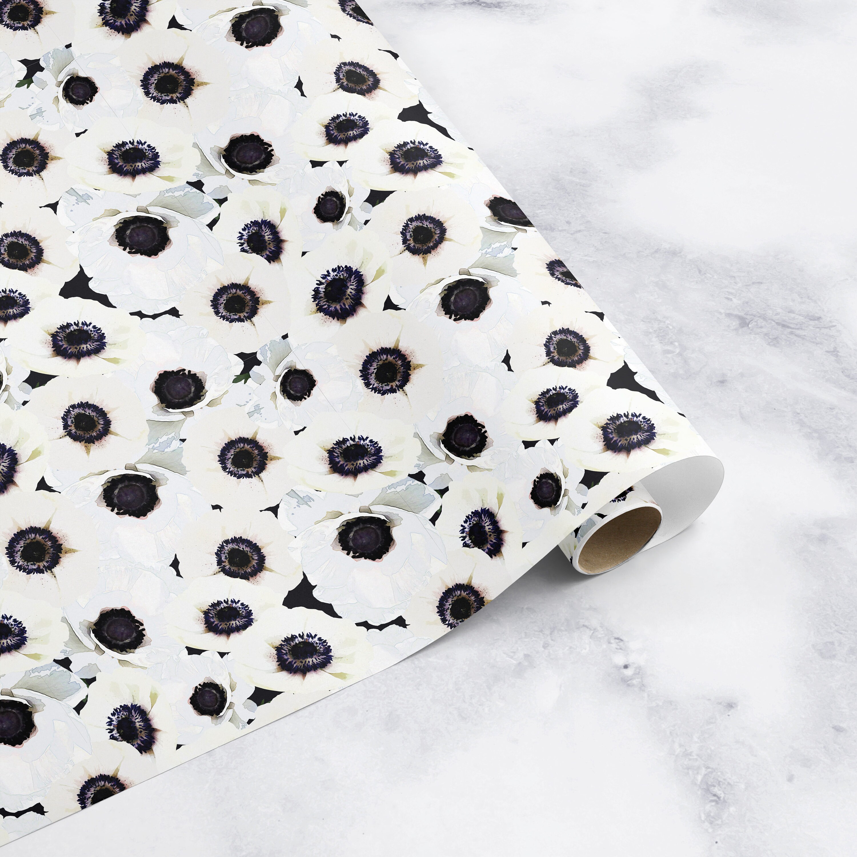 Monochromatic Christmas Wrapping Paper