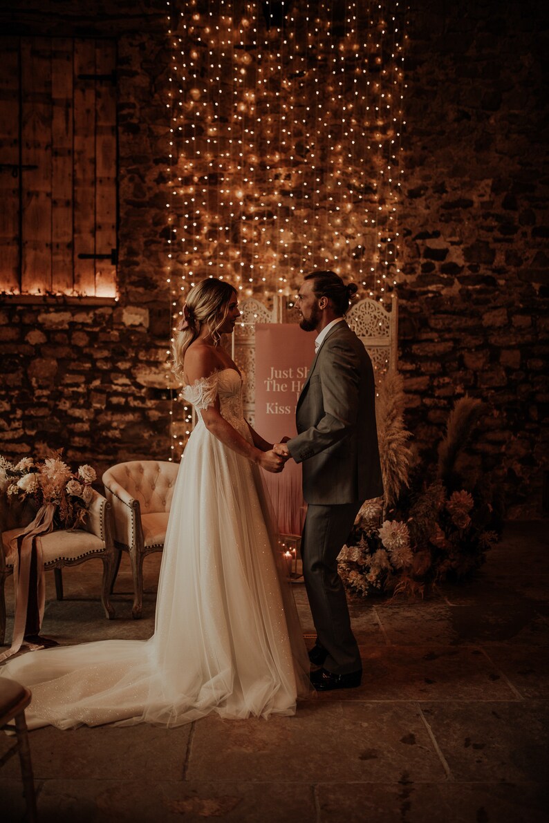 Wedding Sign shut up and Kiss Me Hanging Banner - Etsy UK