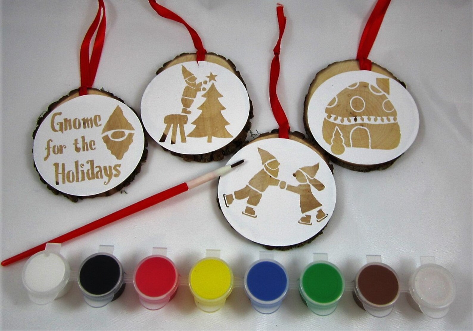 Diy Christmas Craft Project Diy Ornament Craft Kit / Gift Tag Craft Kit ...