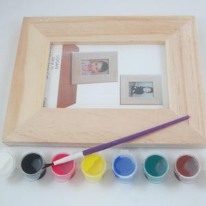 Diy Craft Kit Diy Picture Frame Decorate Your Own Wooden Picture Frame ...