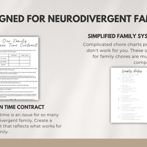 Neurodivergent Home Management System, Designed for Mom With ADHD - Etsy