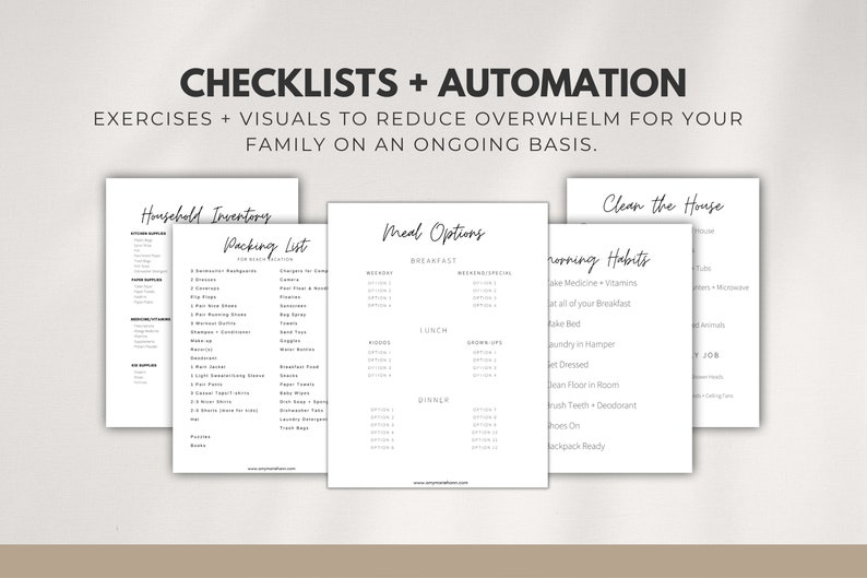 Neurodivergent Home Management System, Designed for Mom With ADHD - Etsy