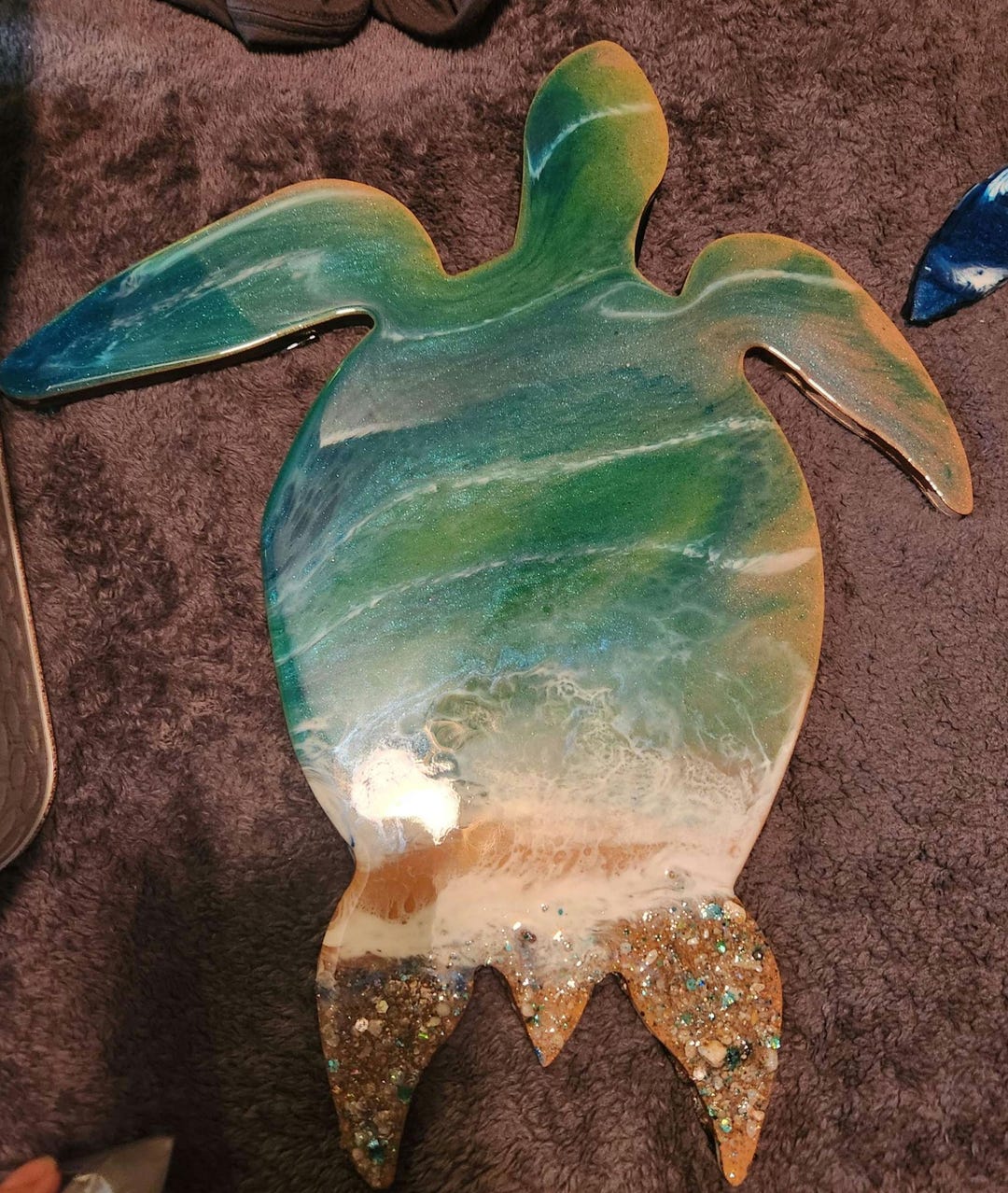 Ocean Wave Turtle Epoxy - Etsy