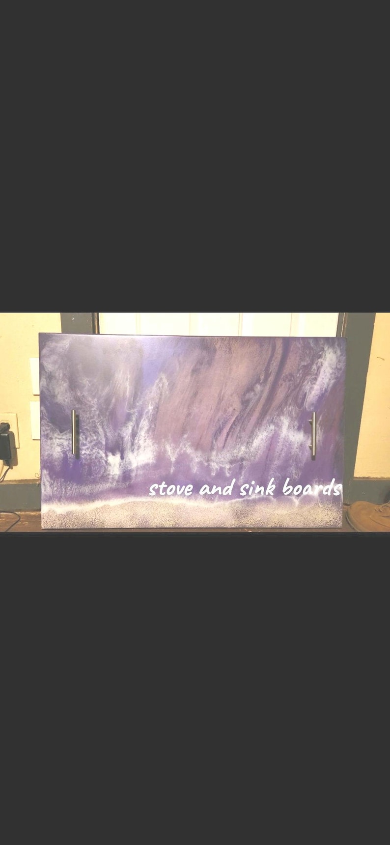 Custom Epoxy Stove Cover, Resin Noodle Board, Heat Resistant Make It ...