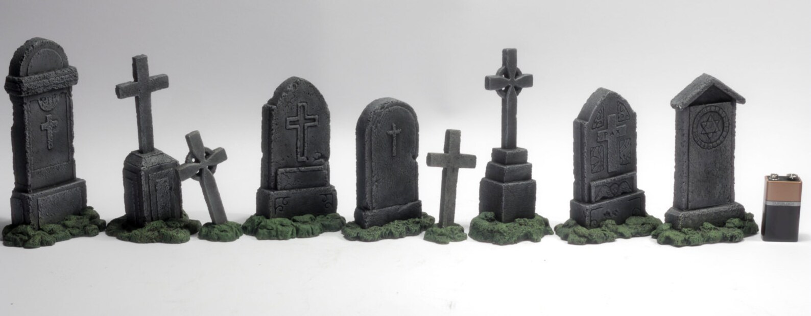 Miniature Gravestones: Kit of 9 Models - Etsy UK