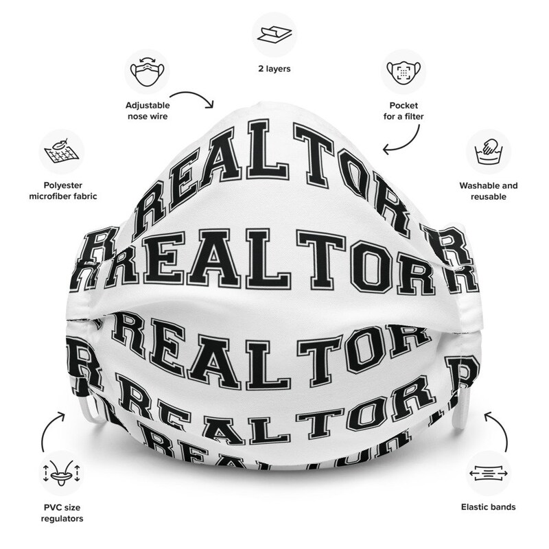 Realtor Mask - Etsy