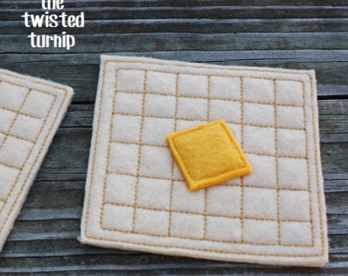 Kid's Felt Food Breakfast Waffles & Butter Machine - Etsy