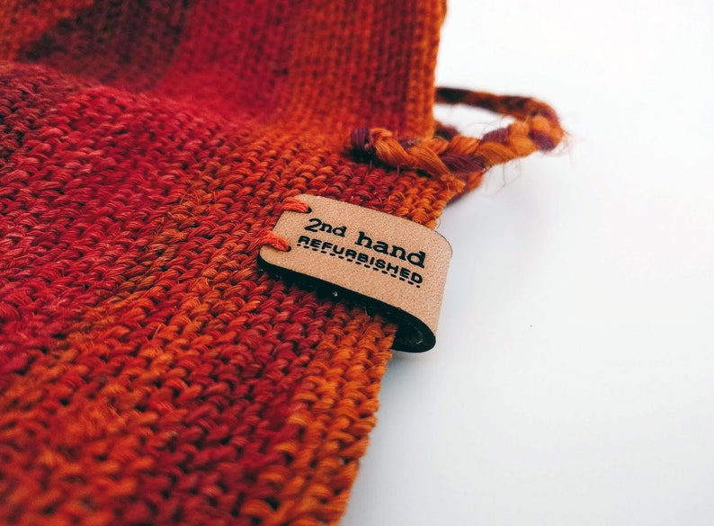 Second Hand Refurbished Folding Handmade Leather Labels A2 - Etsy